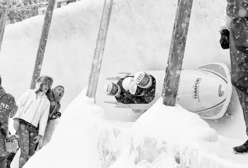 Annual construction of the Olympic Bobrun St. Moritz - PPM Exclusive ...